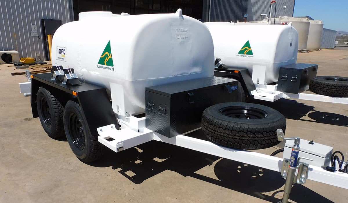 Durotank’s Water Trailer Solution For Construction and Mining - Durotank